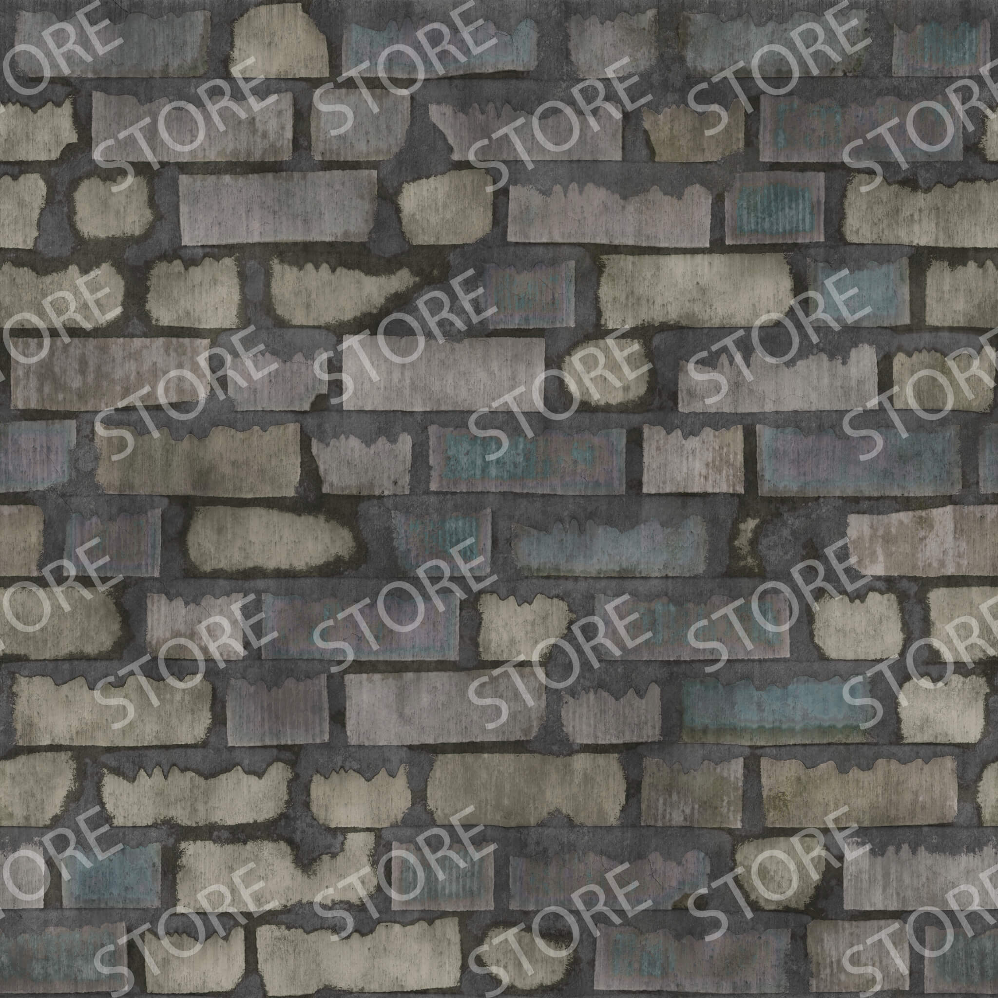 Bricks Seamless Texture Patterns 2K (2048*2048) by model789