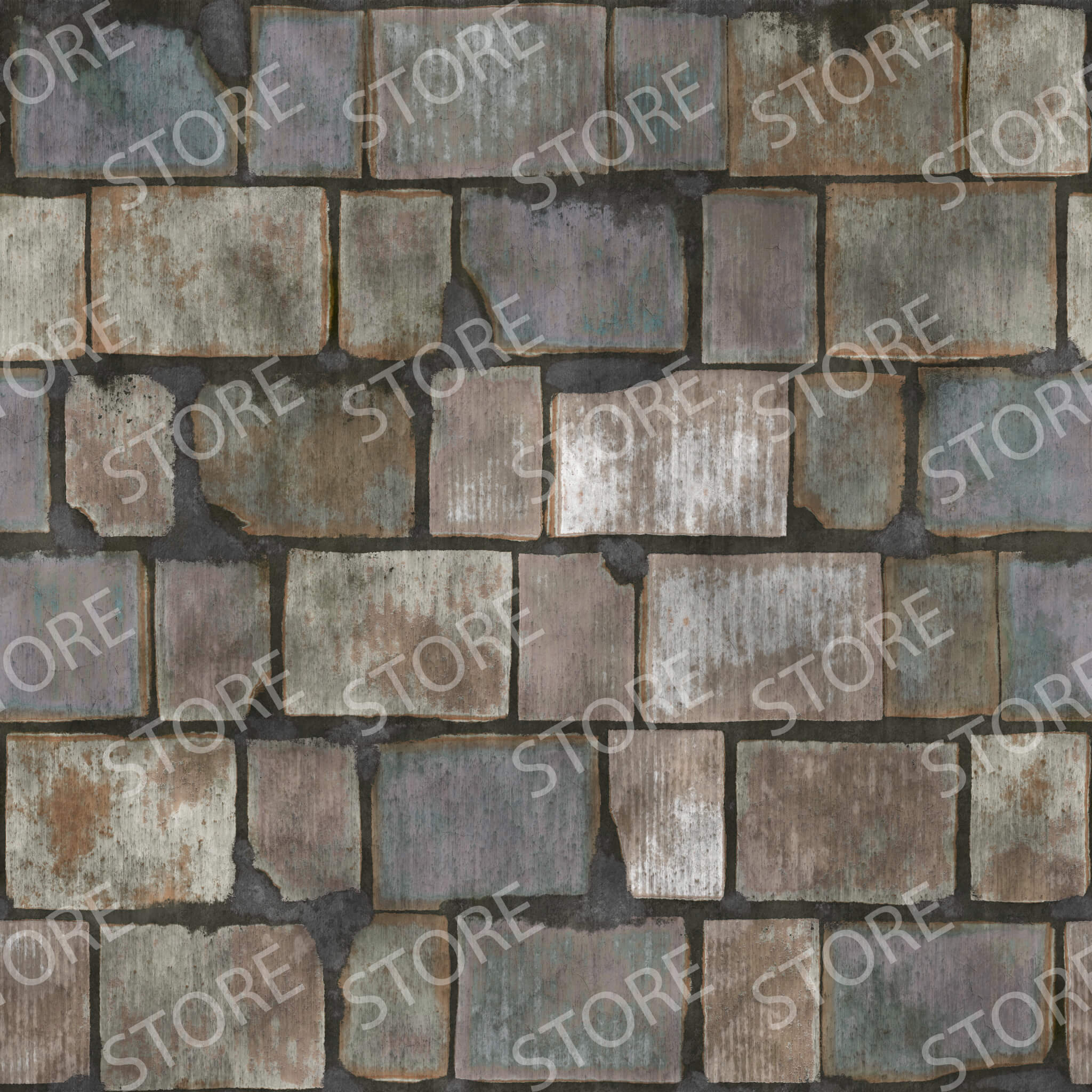 Bricks Seamless Texture Patterns 2K (2048*2048) by model789