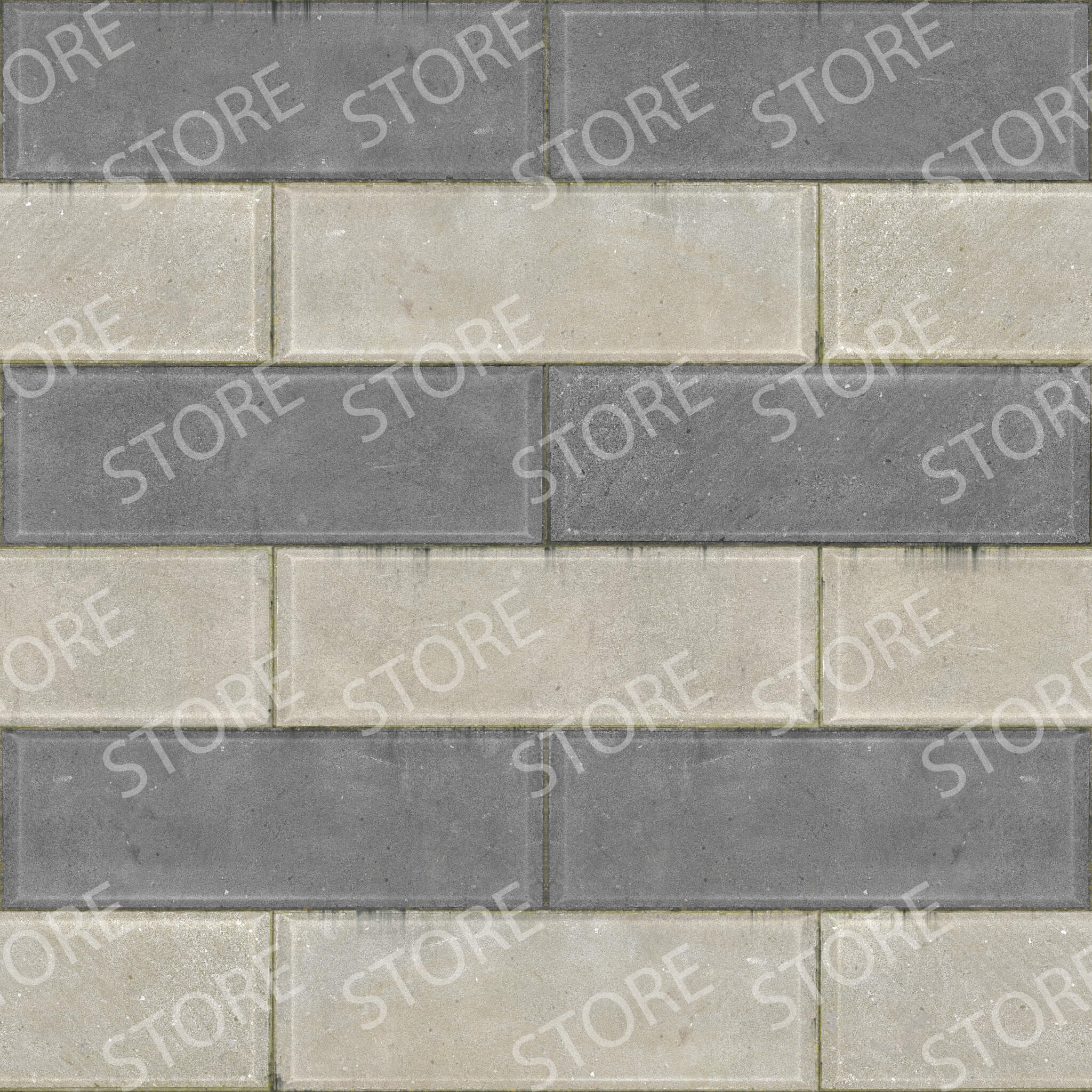 Bricks Seamless Texture Patterns 2K (2048*2048) by model789