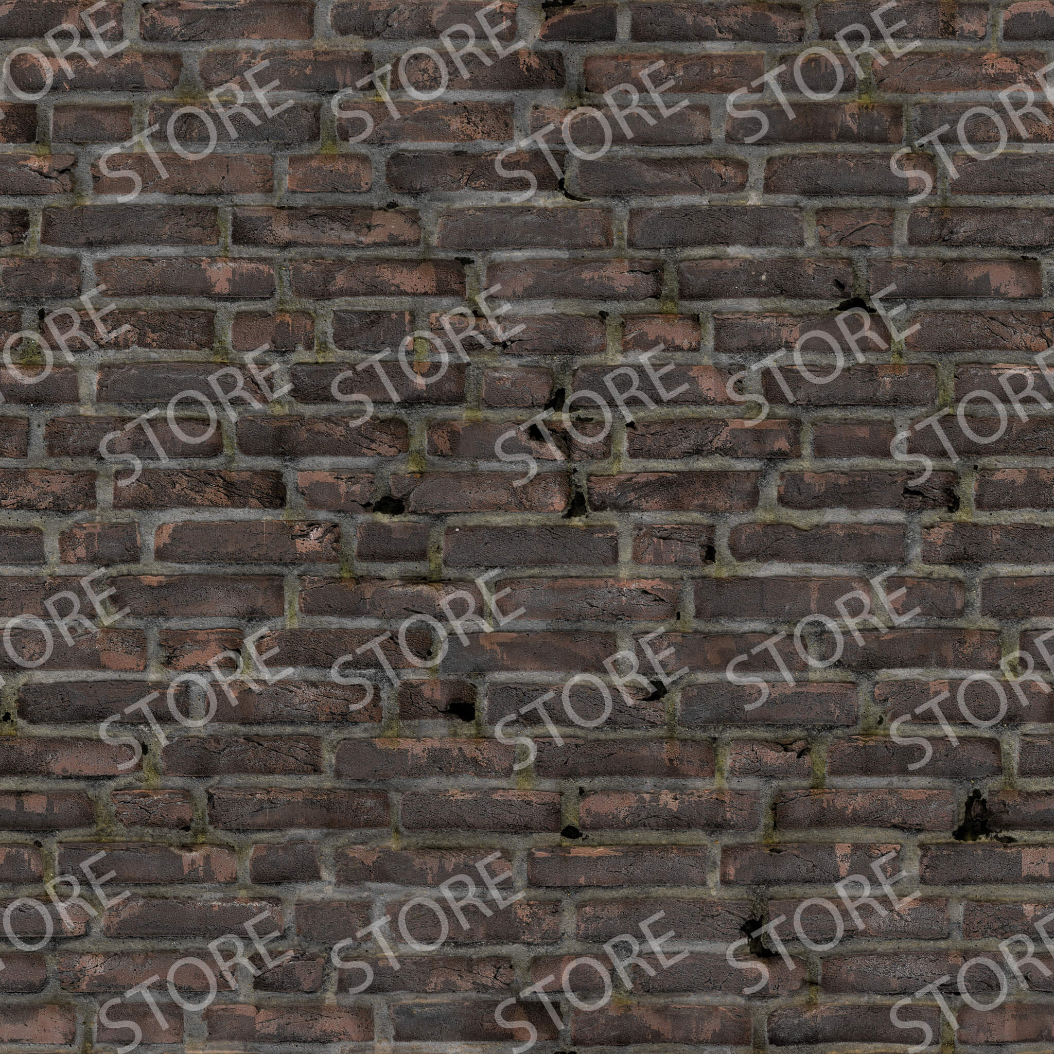 Bricks Seamless Texture Patterns 2K (2048*2048) by model789