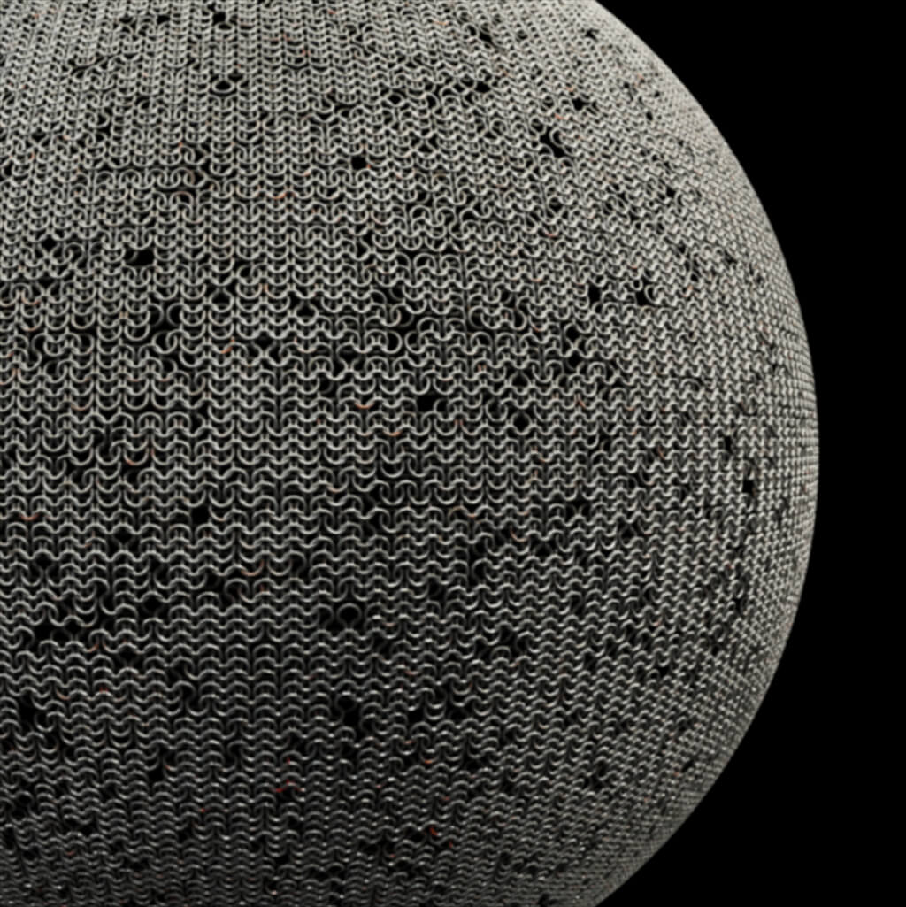 Chainmail Seamless Texture Patterns 2K (2048*2048) by model789