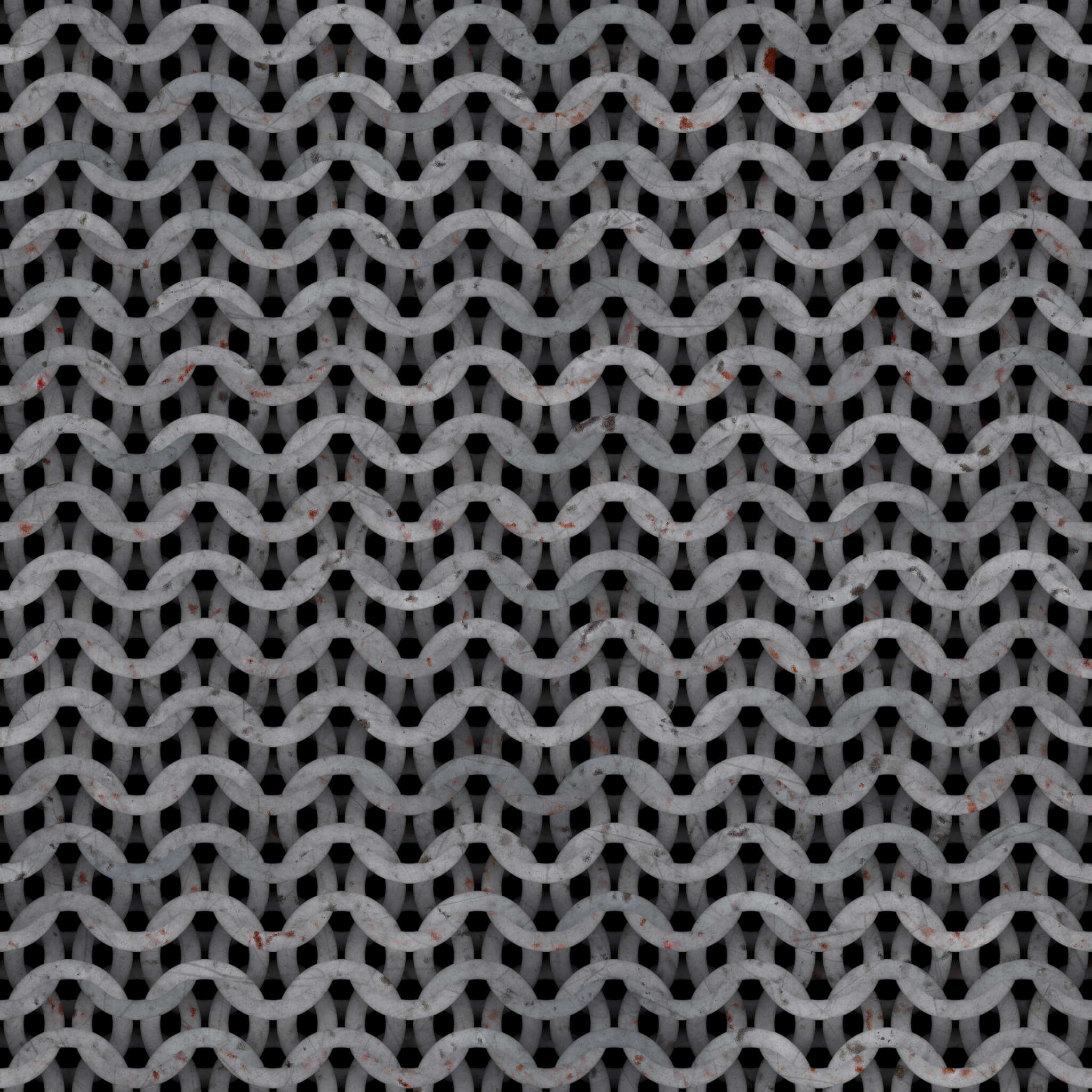 Chainmail Seamless Texture Patterns 2K (2048*2048) by model789