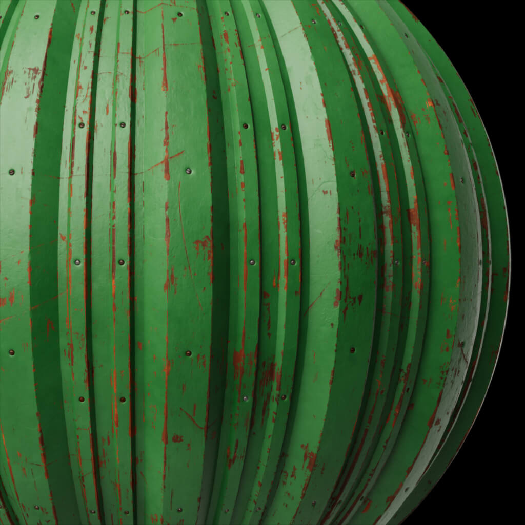 Corrugatedsteel Seamless Texture Patterns 2K (2048*2048) by model789