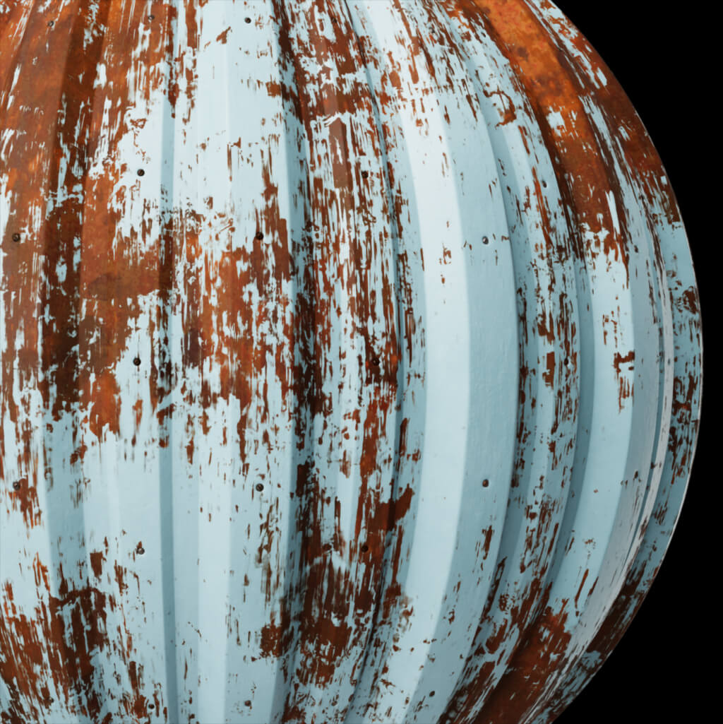 Corrugatedsteel Seamless Texture Patterns 2K (2048*2048) by model789
