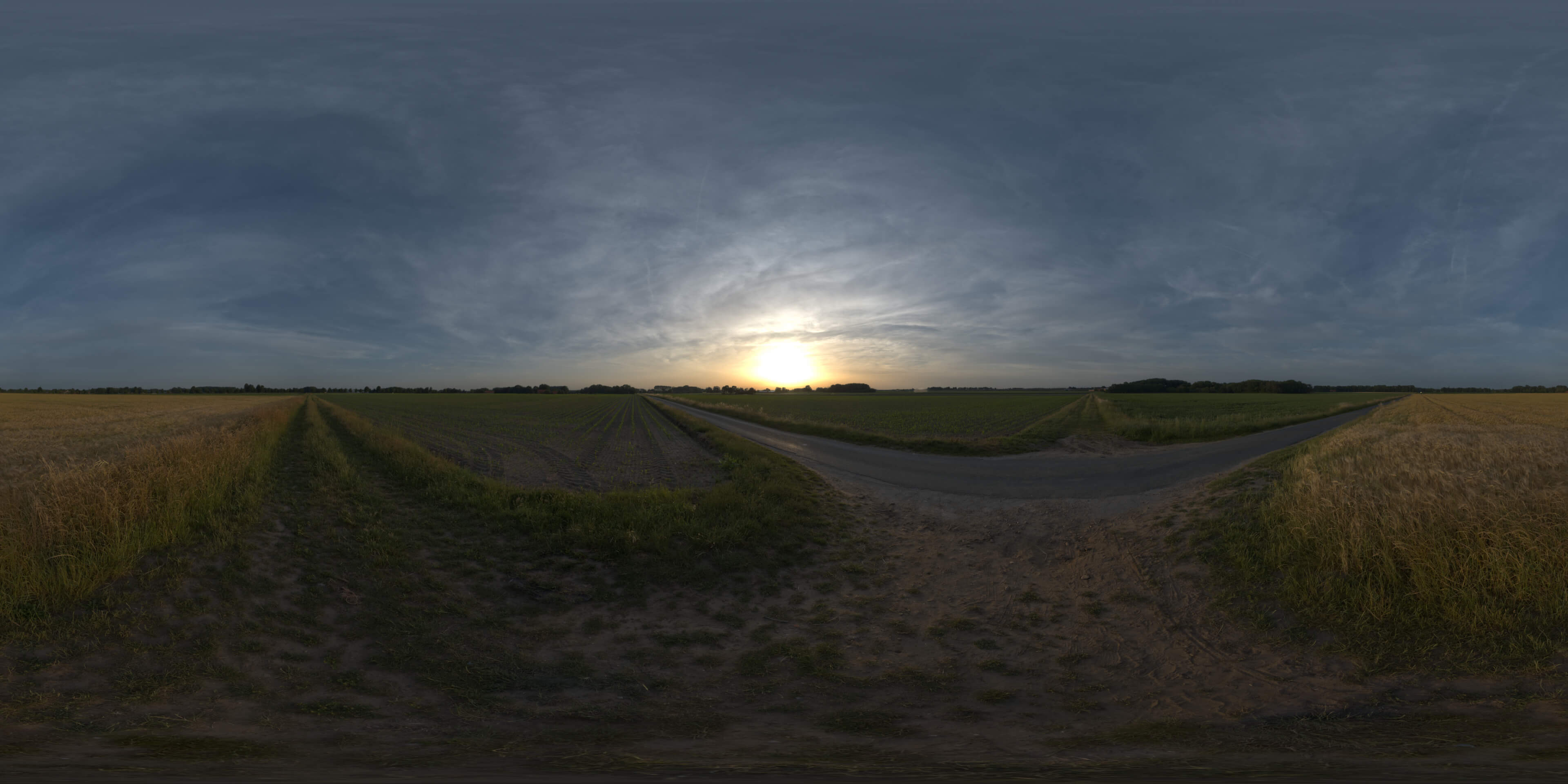 Evening Sky HDRI Seamless Texture Patterns 4K (4096*4096) - HDR Image ...