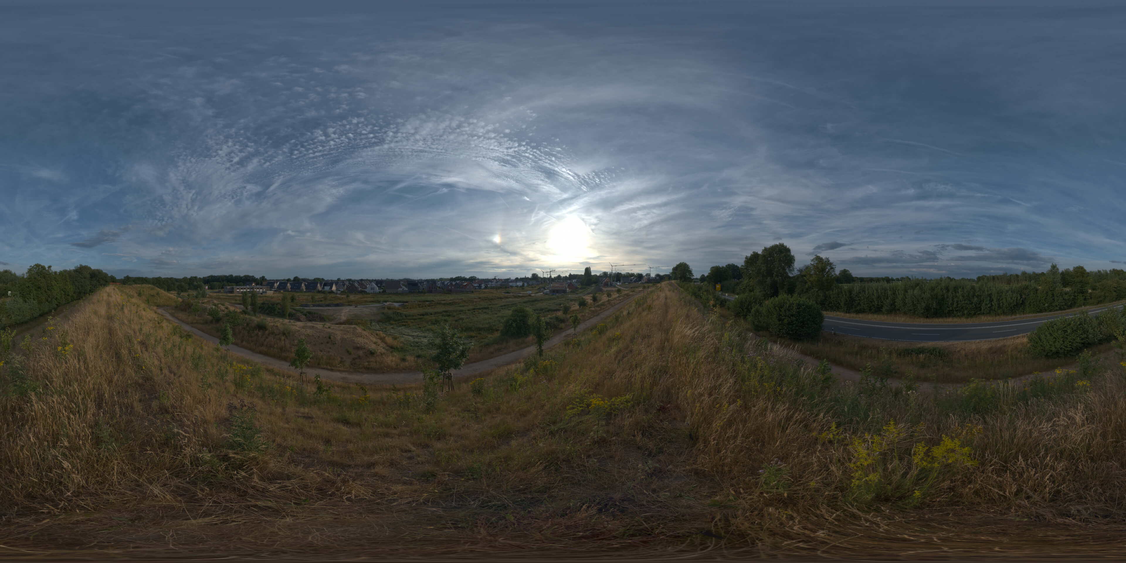 Evening Sky HDRI Seamless Texture Patterns 4K (4096*4096) - HDR Image ...
