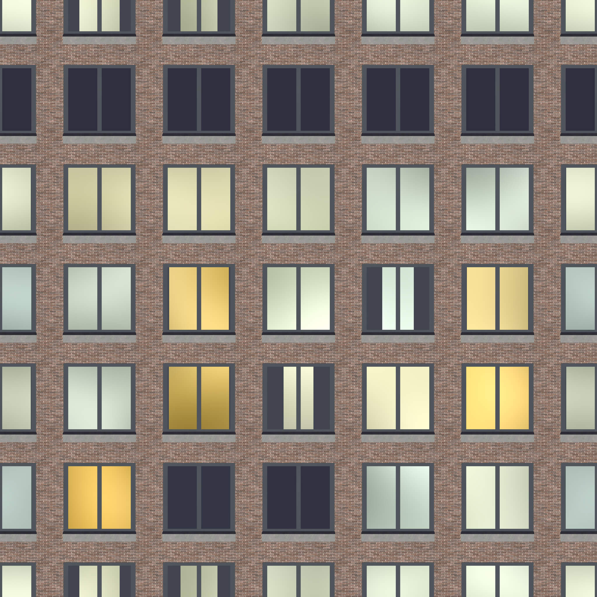 Facade Seamless Texture Patterns 2K (2048*2048) by model789