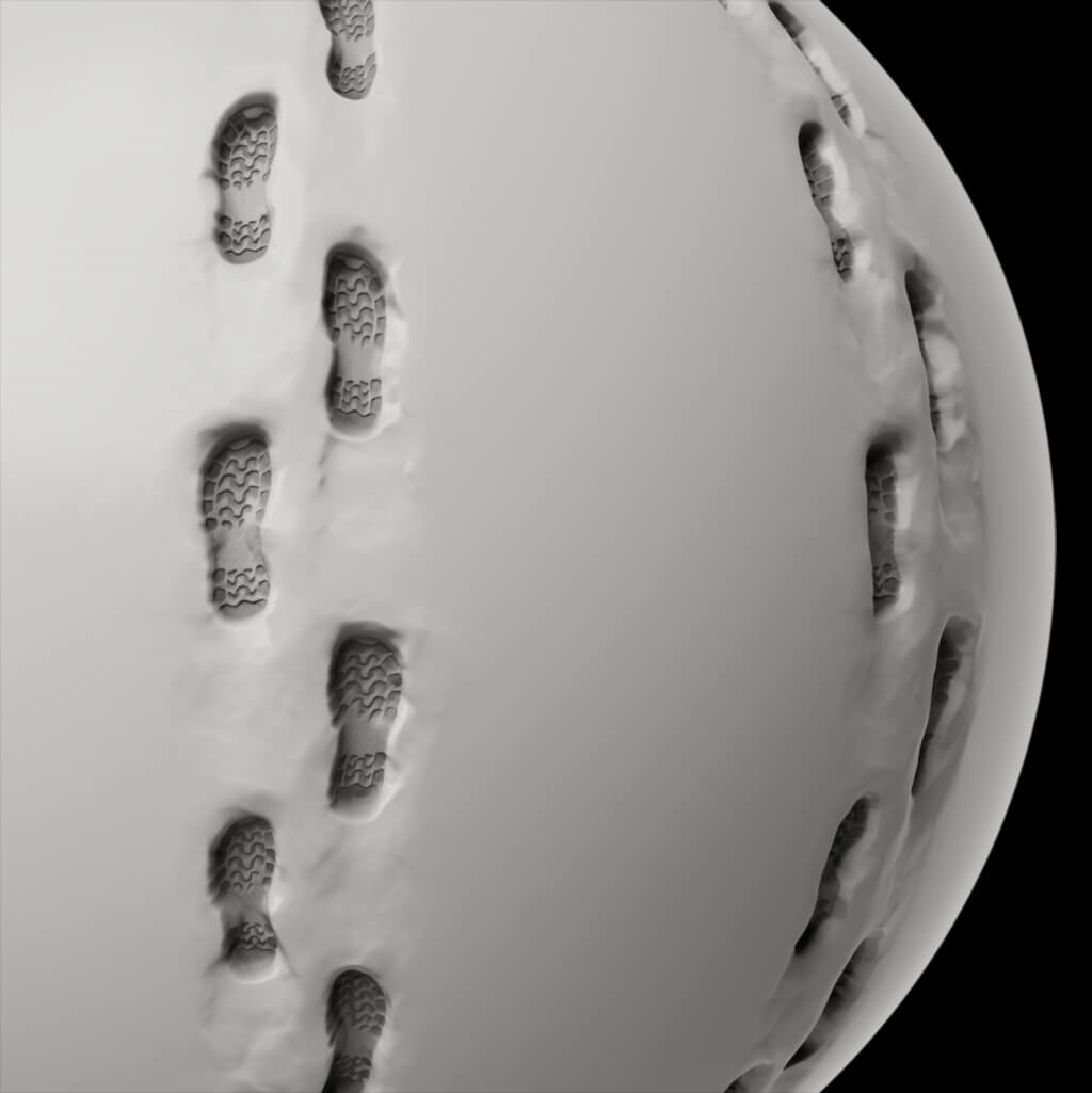 Footsteps Seamless Texture Patterns 2K (2048*2048) by model789