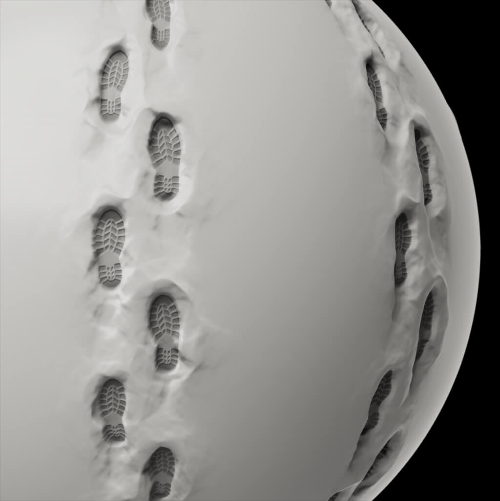 Footsteps Seamless Texture Patterns 2K (2048*2048) by model789