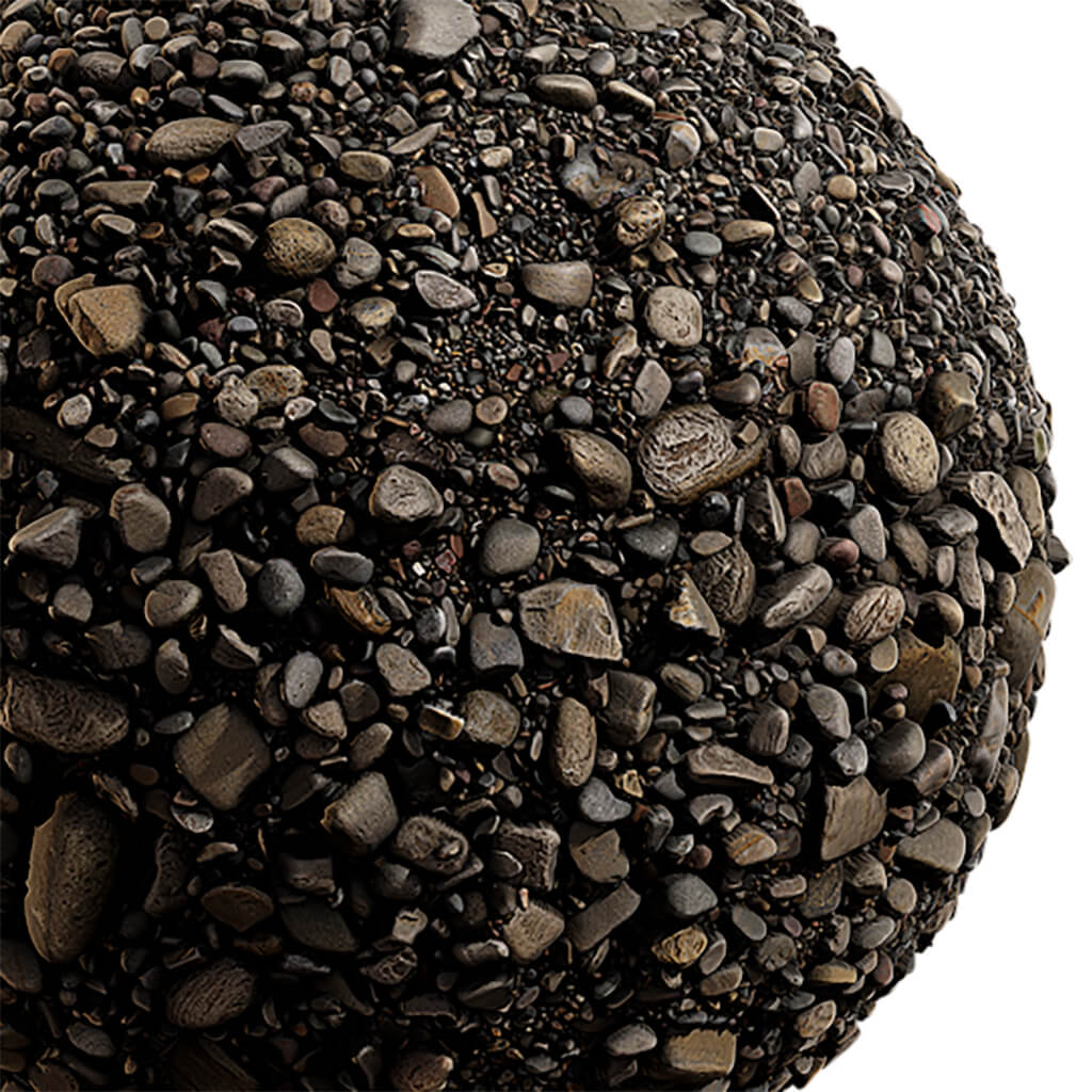 Gravel Seamless Texture 2K (2048*2048) - EXR 5 - JPG 5 by model789