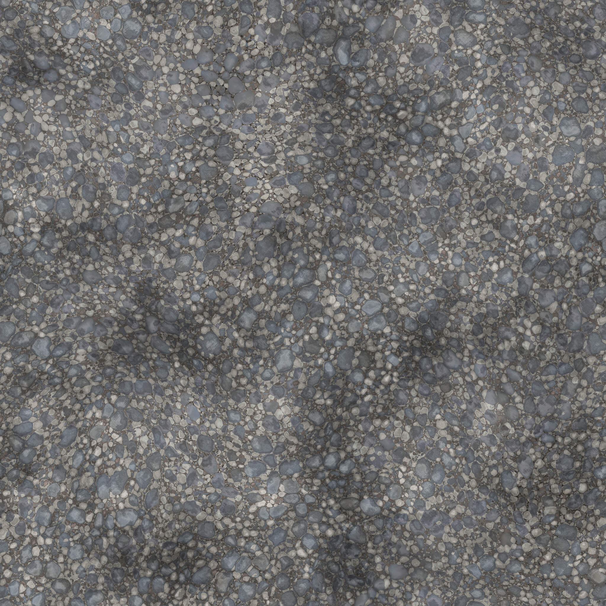 Gravel Seamless Texture Patterns 2K (2048*2048) by model789