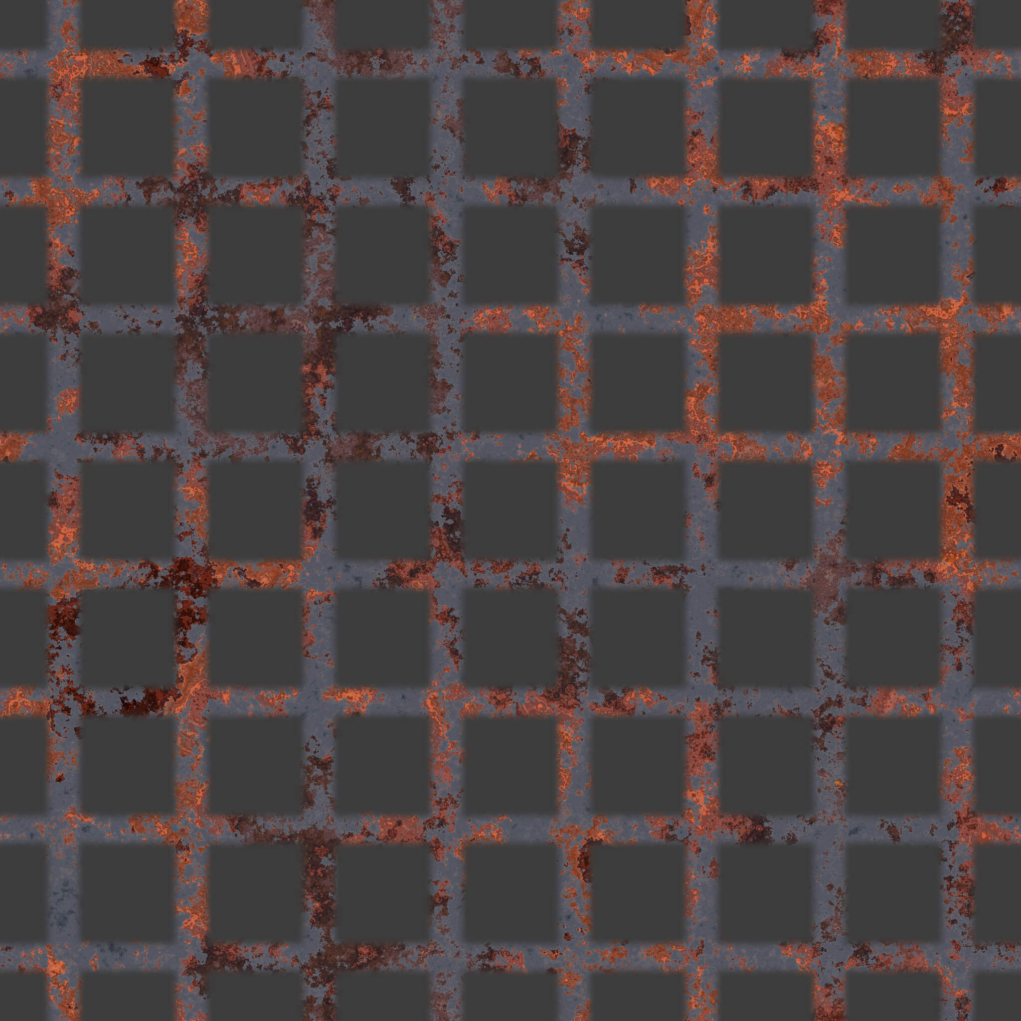 Metalwalkway Seamless Texture Patterns 2K (2048*2048) by model789