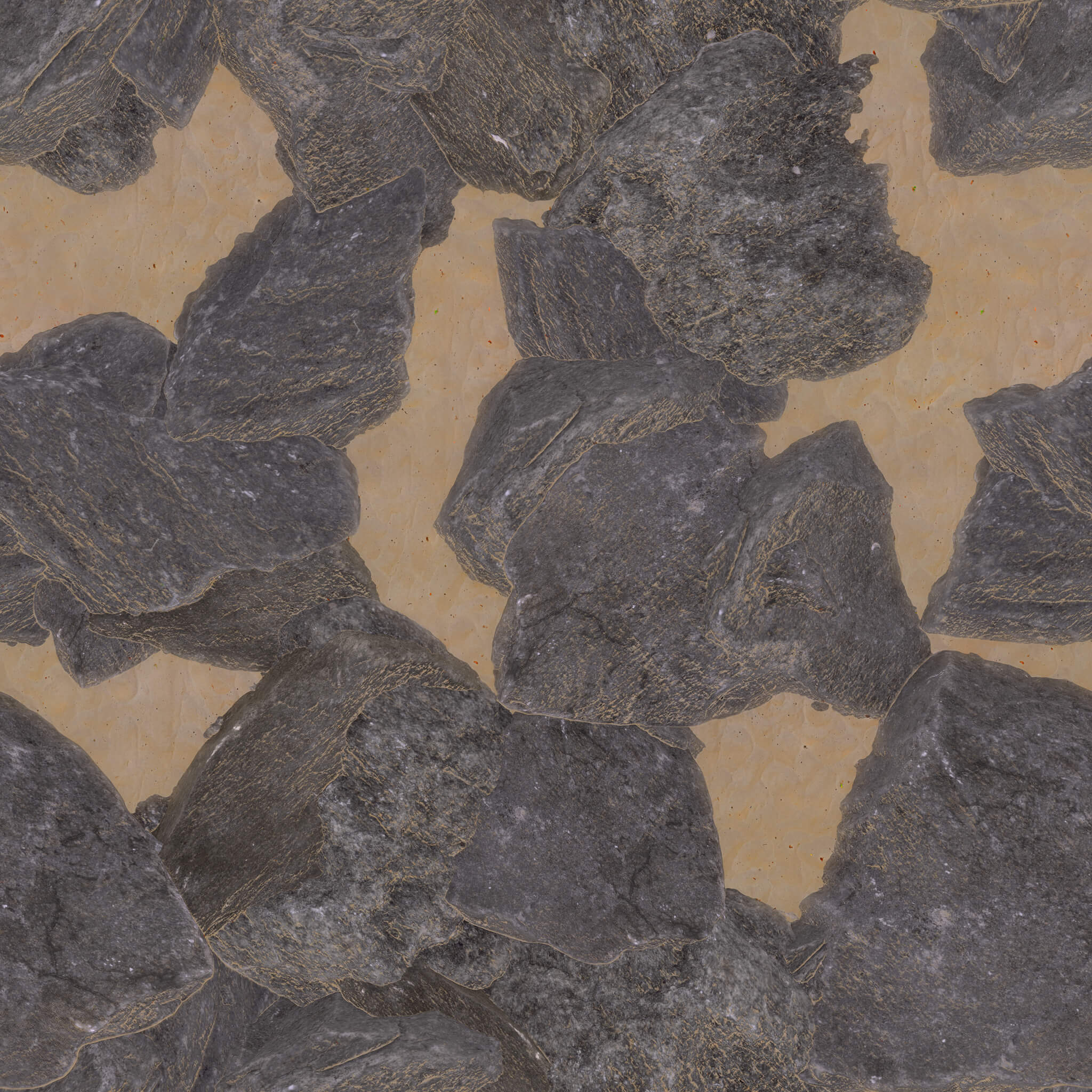 Rocks Seamless Texture Patterns 2K (2048*2048) by model789