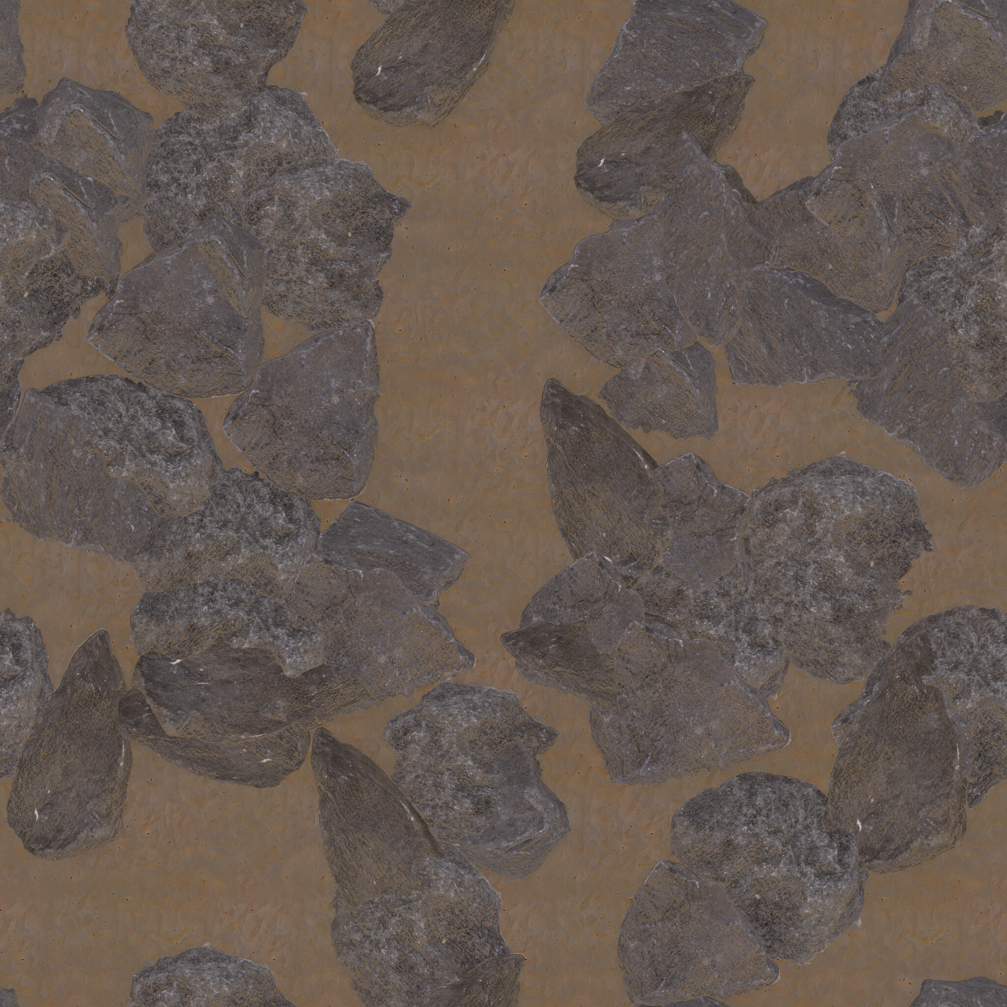Rocks Seamless Texture Patterns 2K (2048*2048) by model789