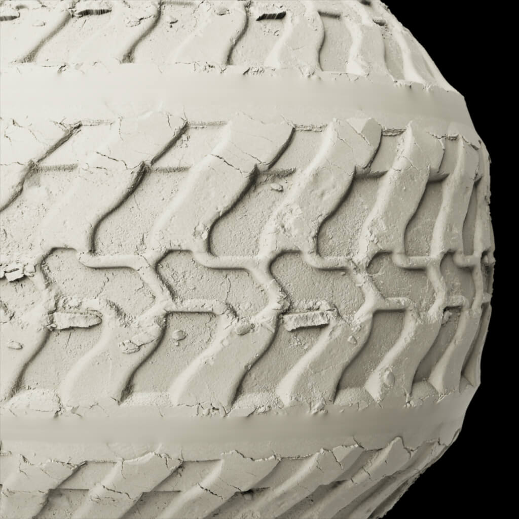 Tiretracks Seamless Texture Patterns 2K (2048*2048) by model789