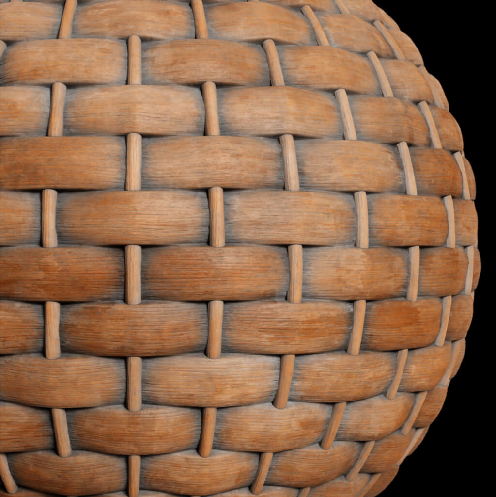Wicker Seamless Texture Patterns 2K (2048*2048) by model789