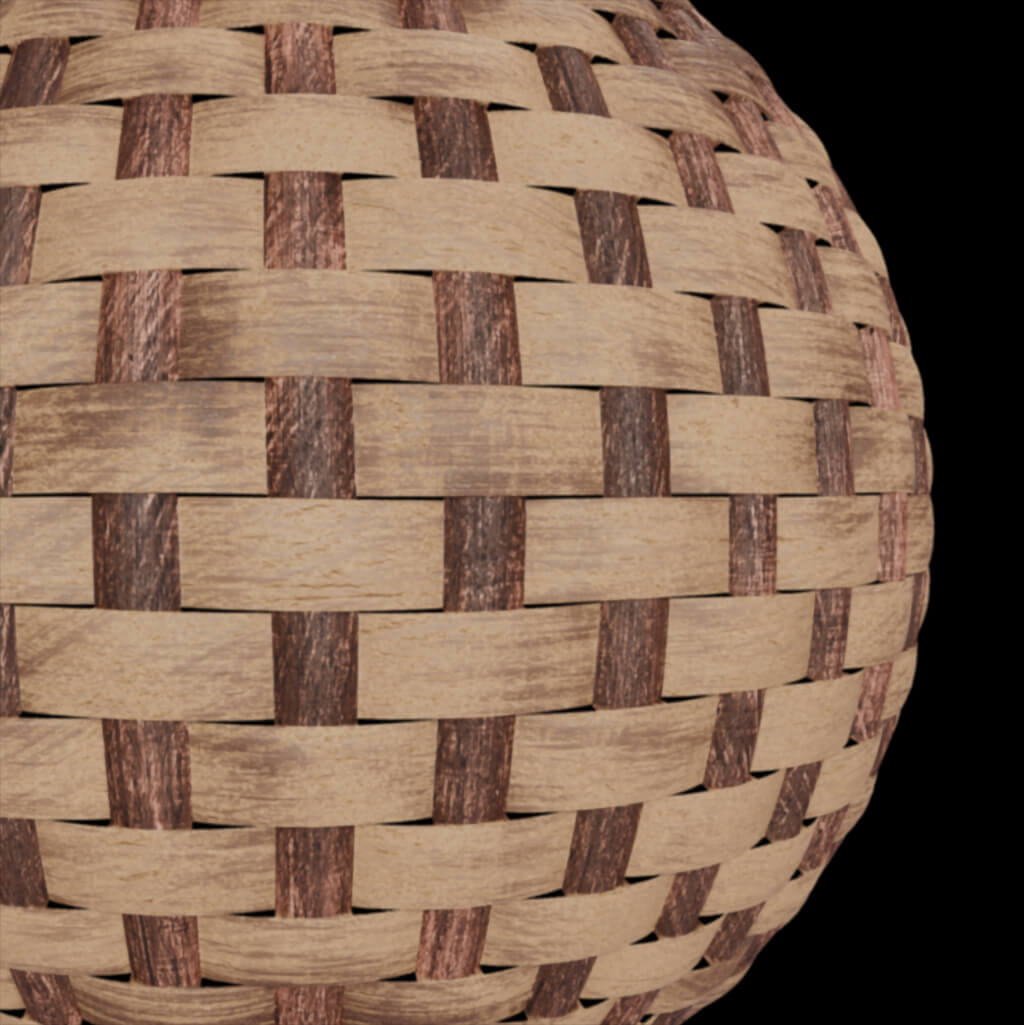 Wicker Seamless Texture Patterns 2K (2048*2048) by model789