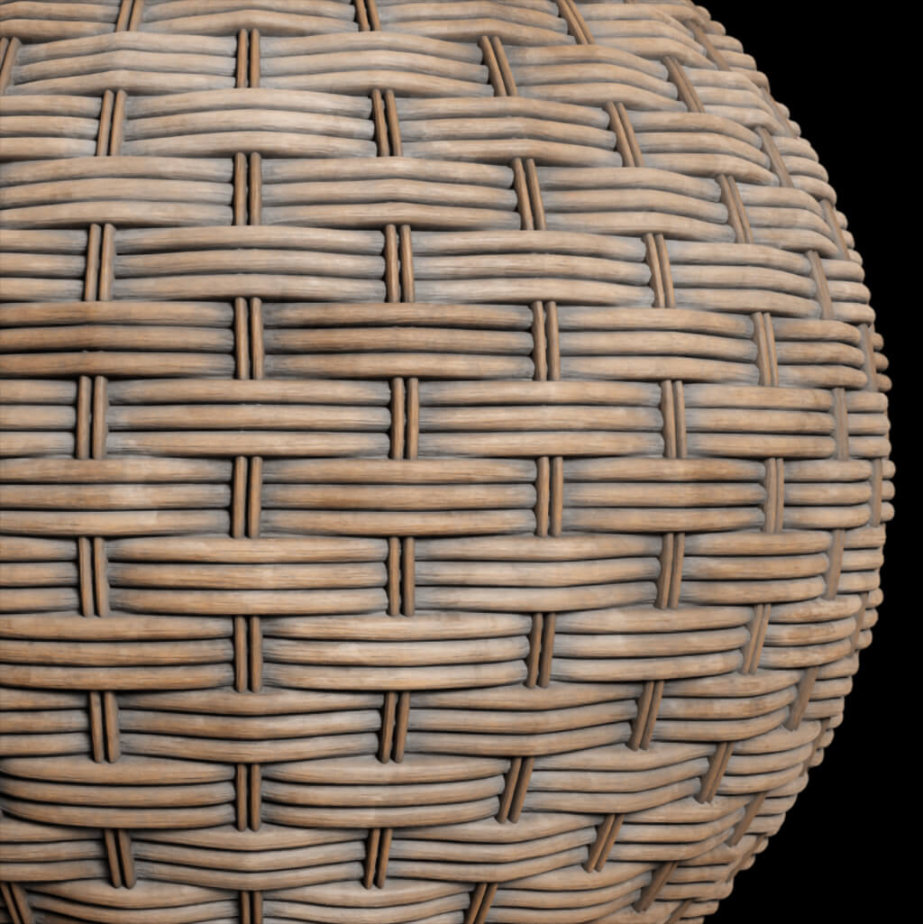 Wicker Seamless Texture Patterns 2K (2048*2048) by model789