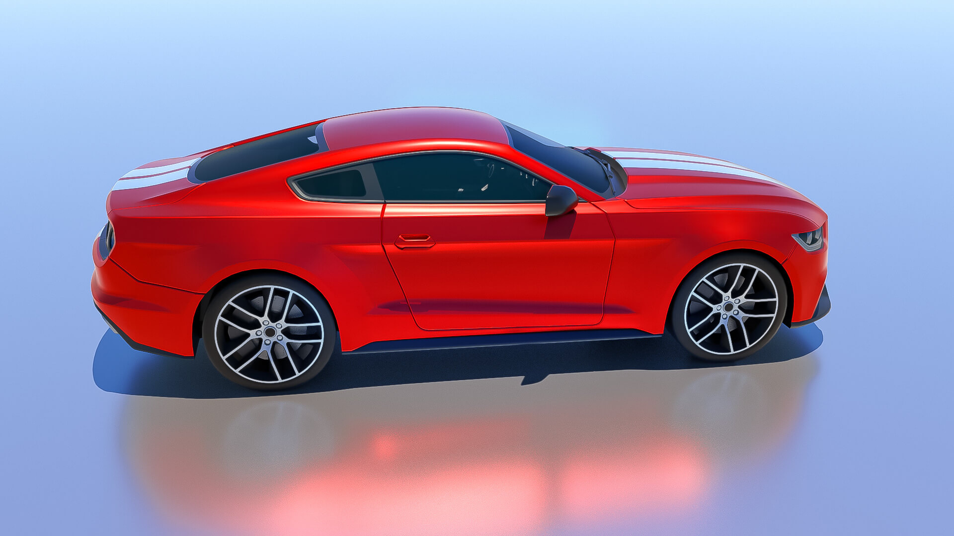 Realistic HD Car 3 - 3D Model by modelerhub