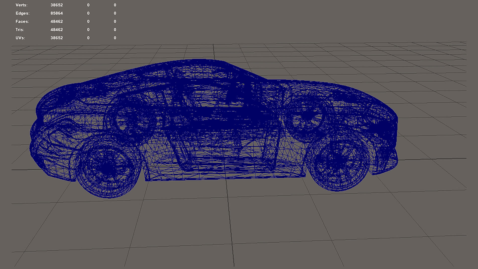 Realistic HD Car 3 - 3D Model by modelerhub