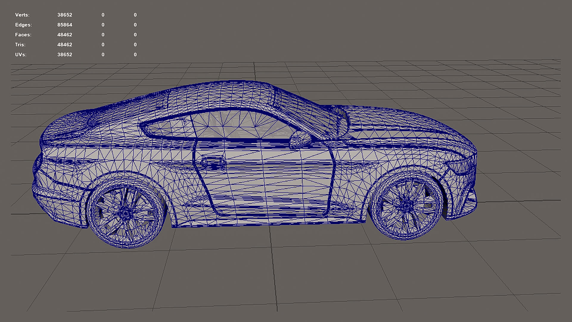3D Realistic HD Car 3 Model by modelerhub