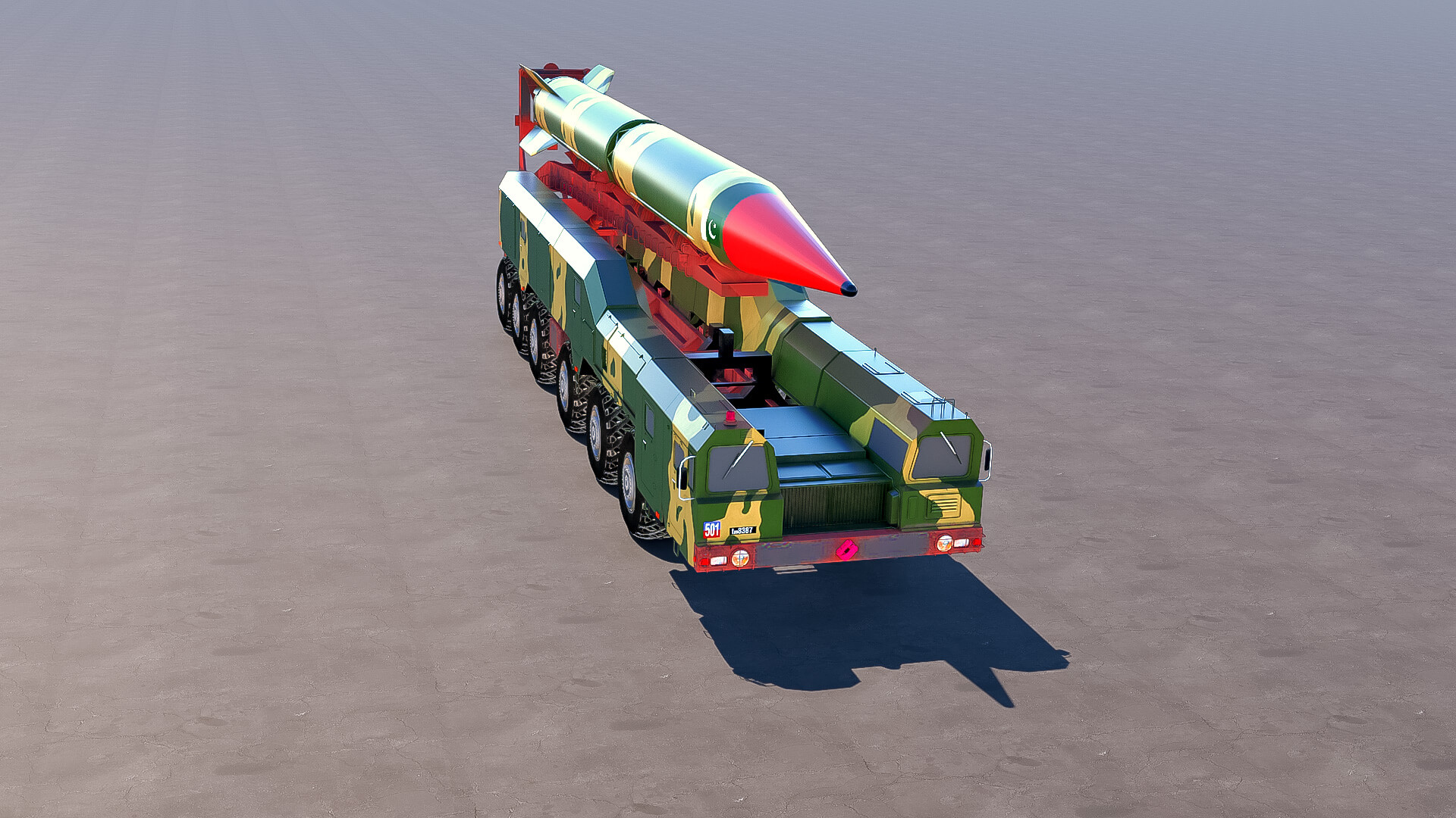 Missile Launcher - 3D Model by modelerhub