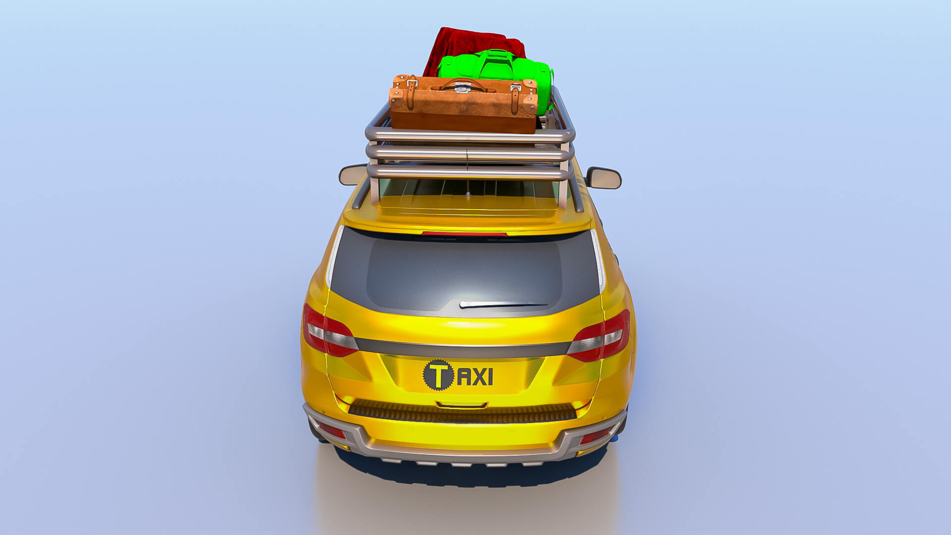 Taxi Cab - 3D Model by modelerhub