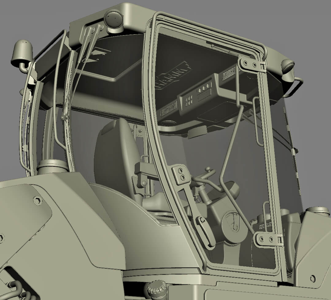 Articulated Tandem Road Roller Hamm HD90 - 3D Model by modelspro