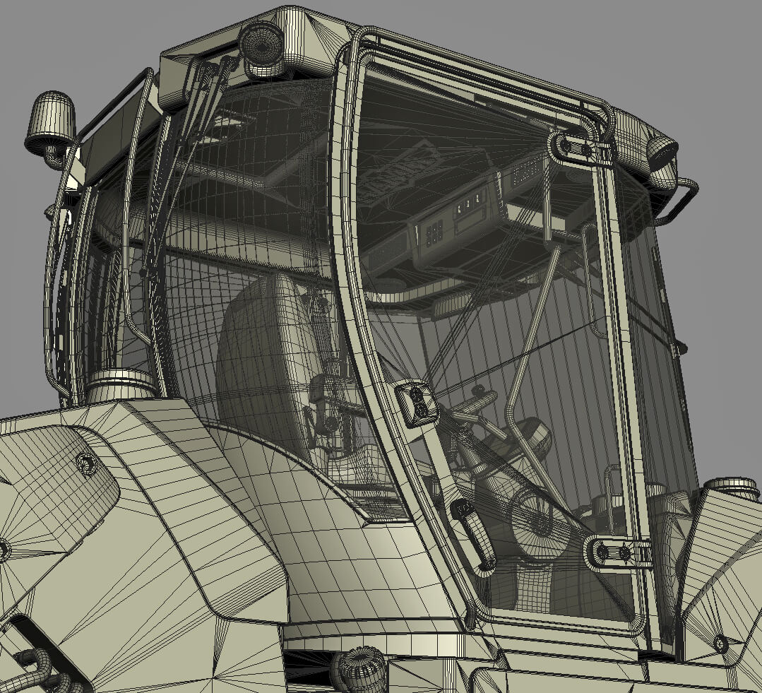Articulated Tandem Road Roller Hamm HD90 - 3D Model by modelspro