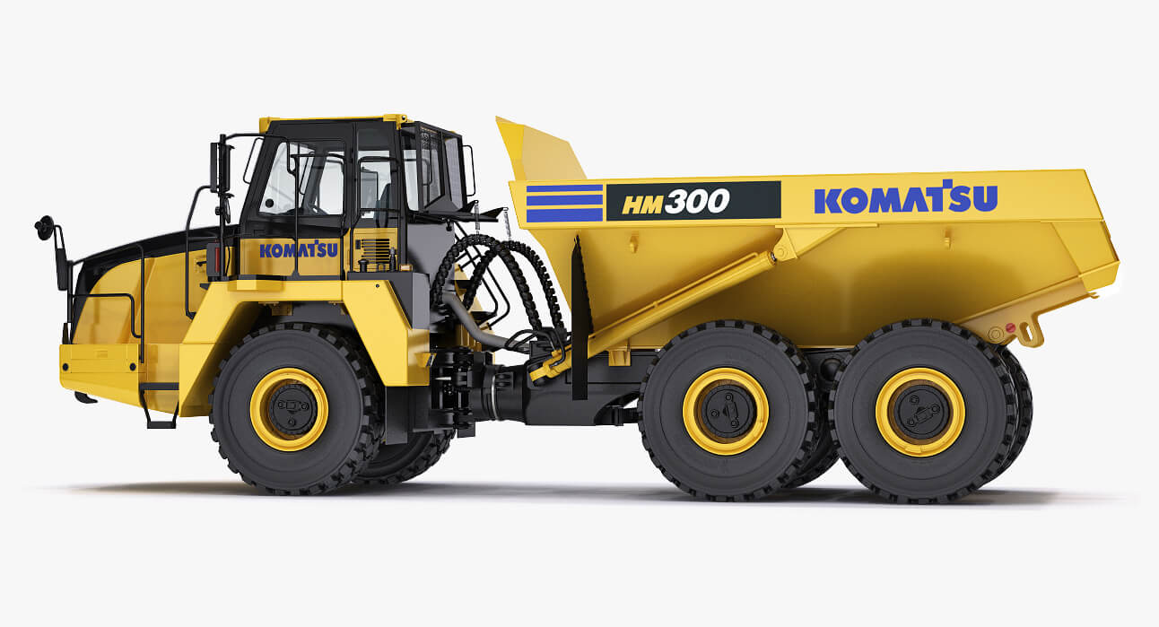 Articulated Truck Komatsu HM300 - 3D Model by modelspro