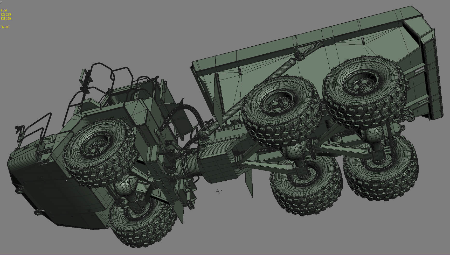 Articulated Truck Komatsu HM300 - 3D Model by modelspro