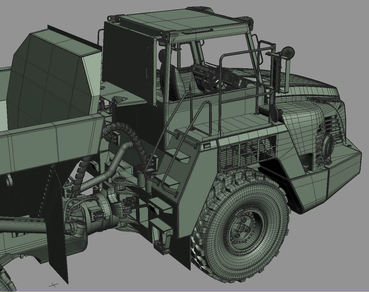 Articulated Truck Komatsu HM300 - 3D Model by modelspro
