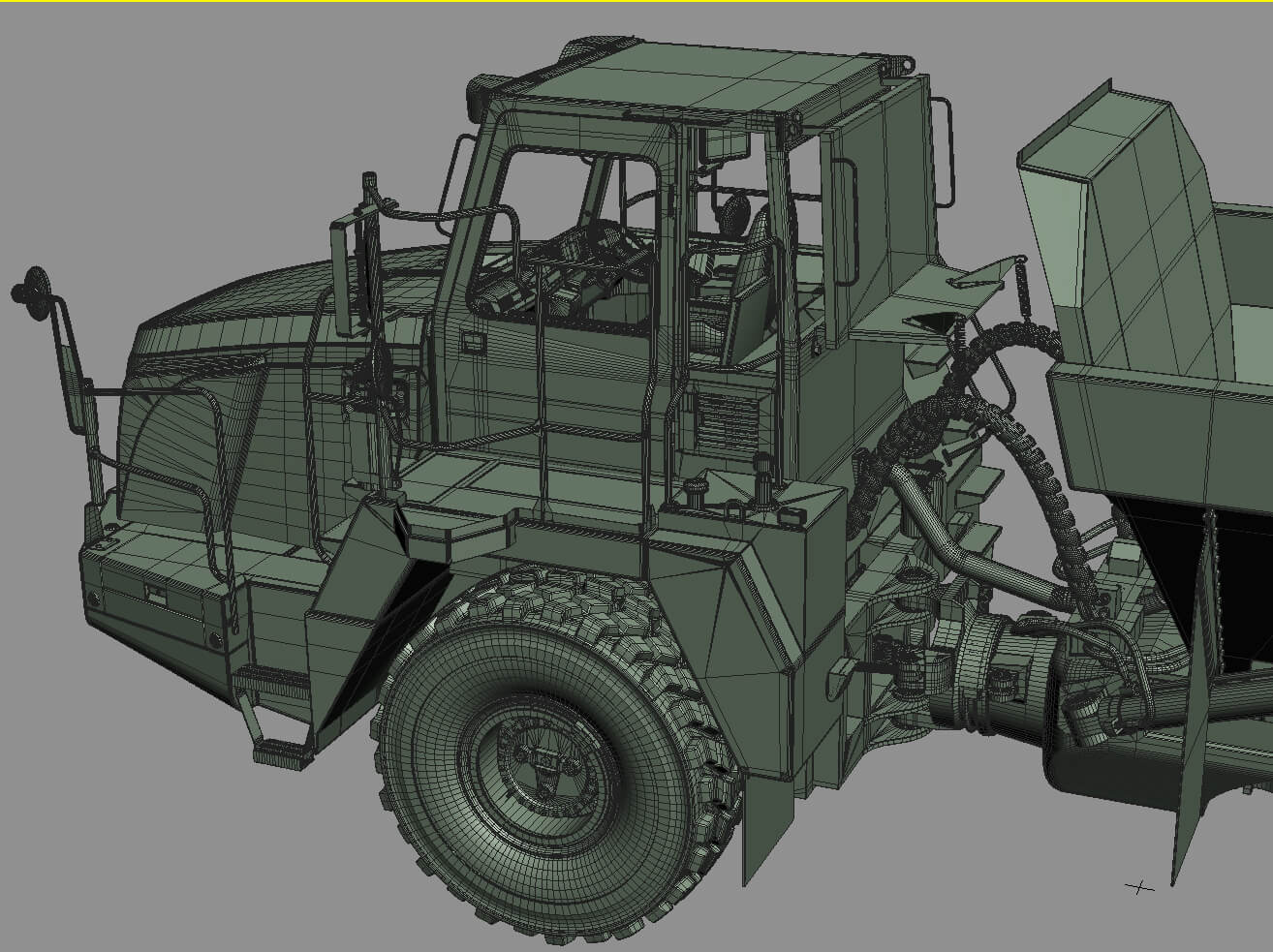 Articulated Truck Komatsu HM300 - 3D Model by modelspro