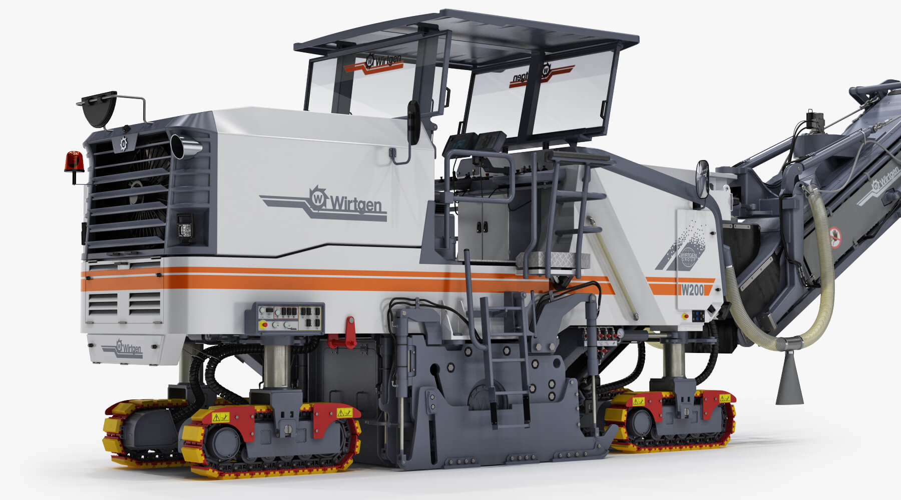Asphalt Milling Machine Wirtgen W200 - 3D Model by modelspro