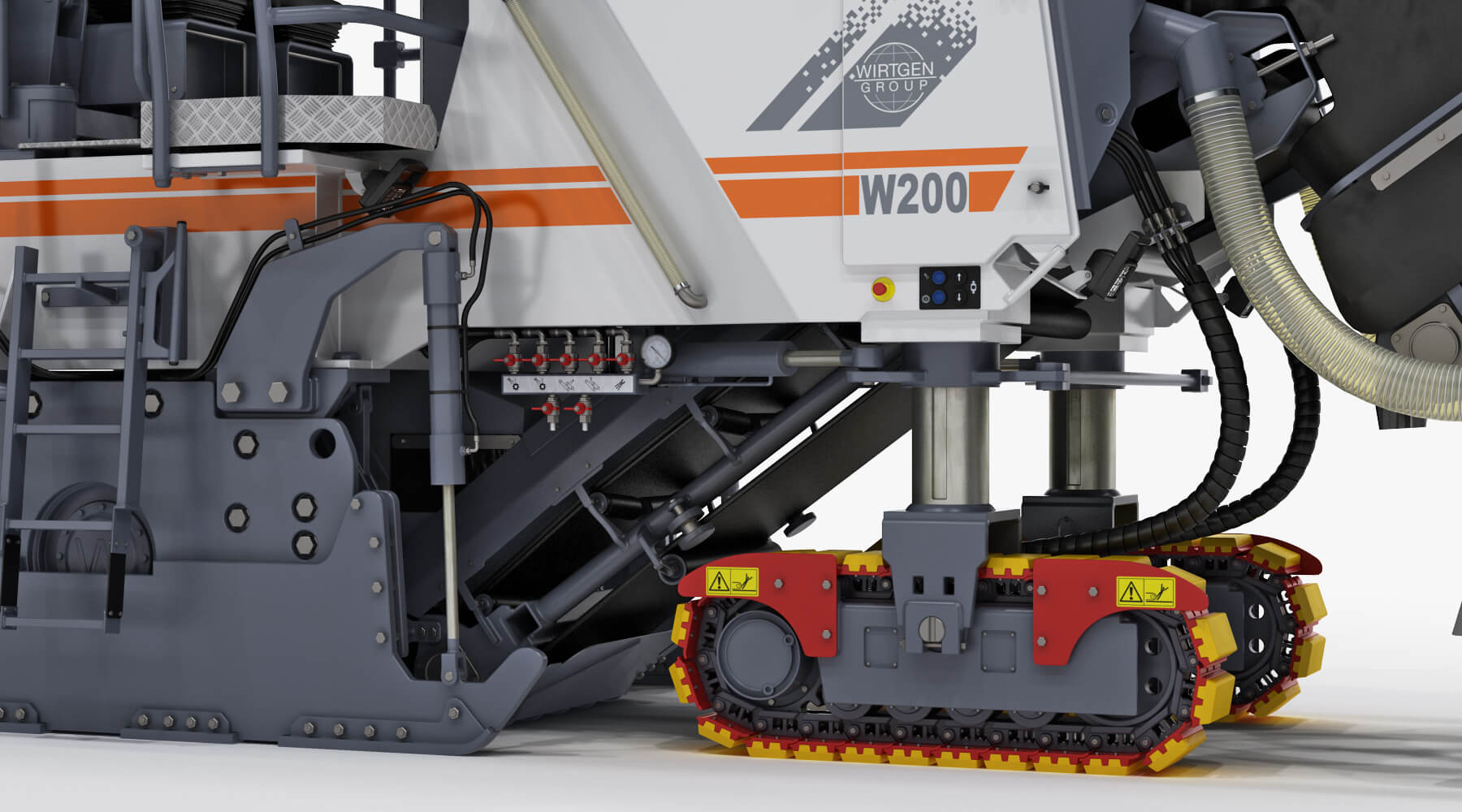 Asphalt Milling Machine Wirtgen W200 - 3D Model by modelspro