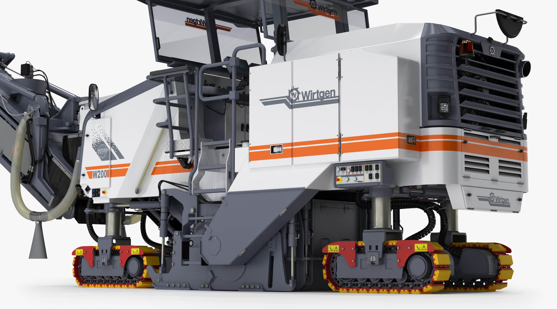 Asphalt Milling Machine Wirtgen W200 - 3D Model by modelspro