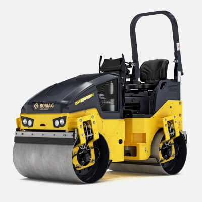 Bomag Bw 120 AD5 Asphalt Roller - 3D Model by modelspro
