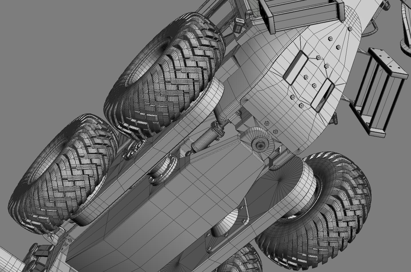 Cat 120M Motor Grader - 3D Model by modelspro