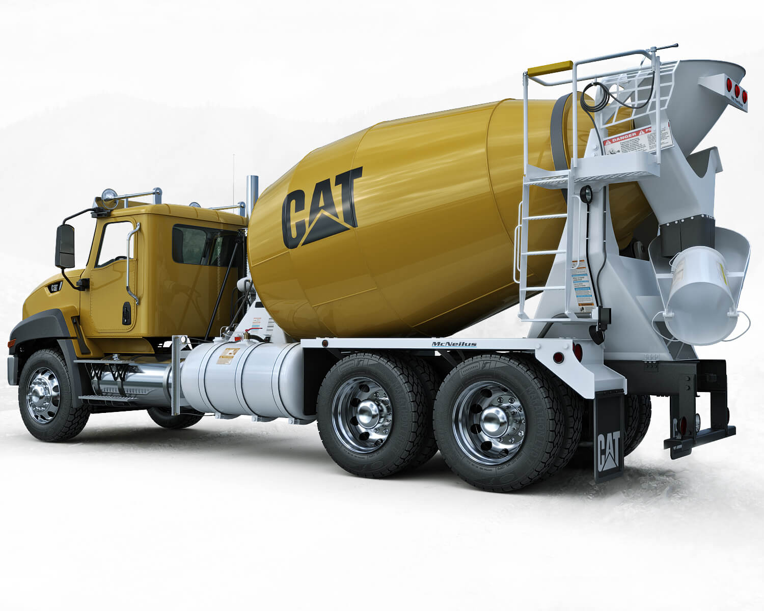 Cat Ct660M Concrete Mixer Truck - 3D Model by modelspro
