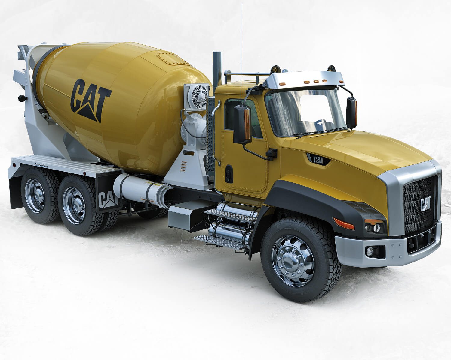 Cat Ct660M Concrete Mixer Truck - 3D Model by modelspro