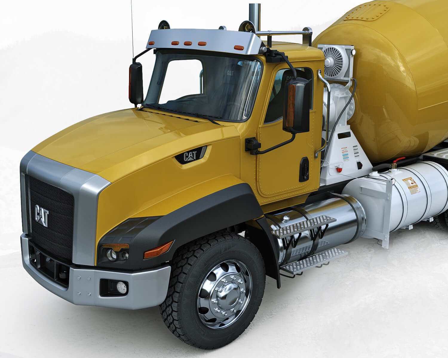 Cat Ct660M Concrete Mixer Truck - 3D Model by modelspro
