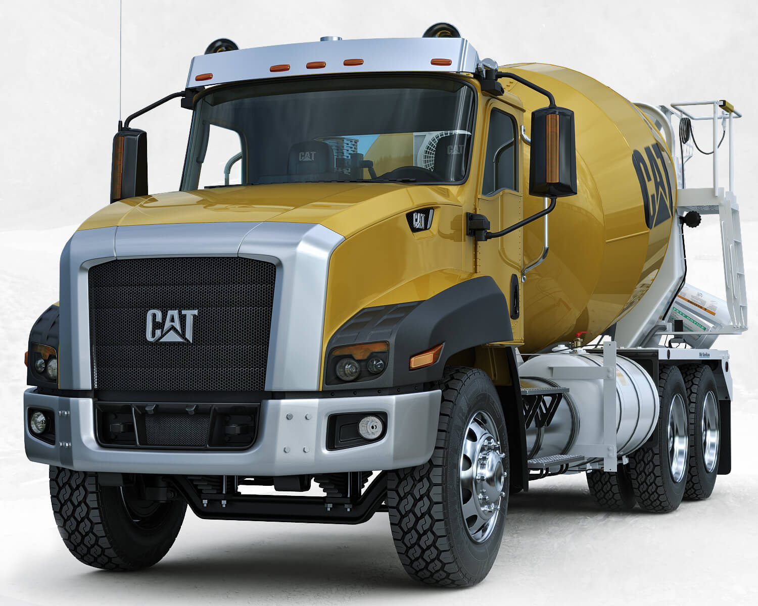 Cat Ct660M Concrete Mixer Truck - 3D Model by modelspro