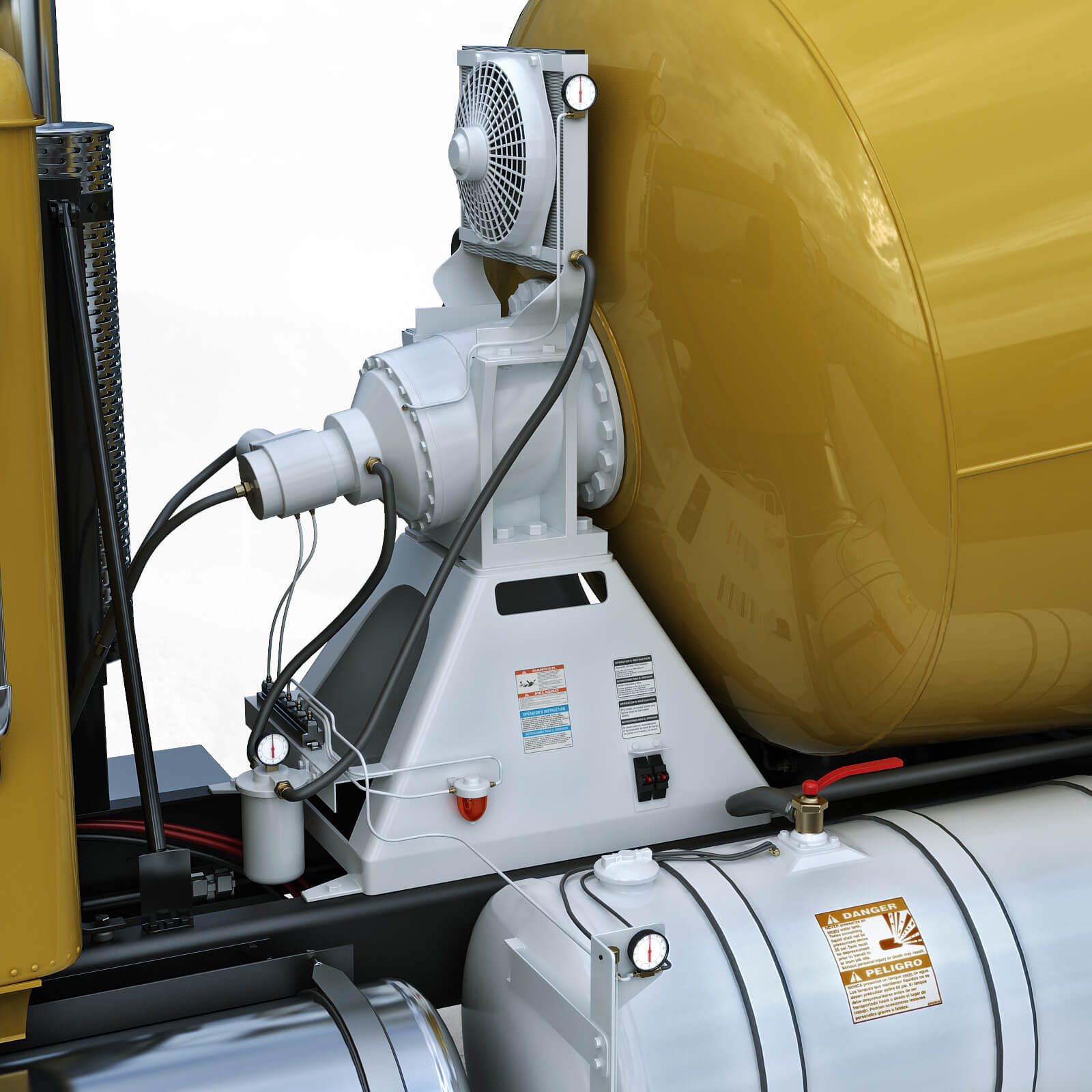 Cat Ct660M Concrete Mixer Truck - 3D Model by modelspro