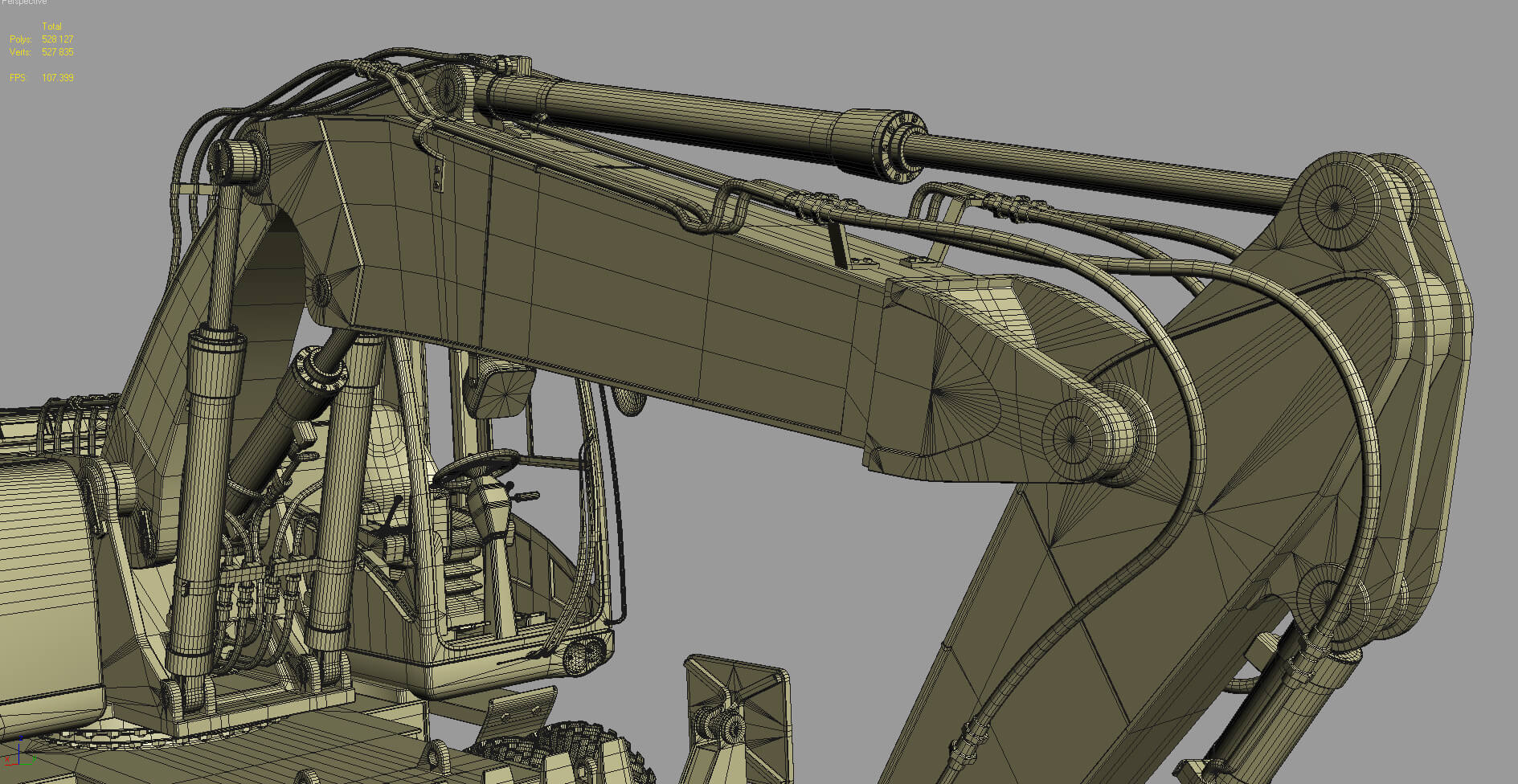 Cat M322D Wheeled Excavator - 3D Model by modelspro