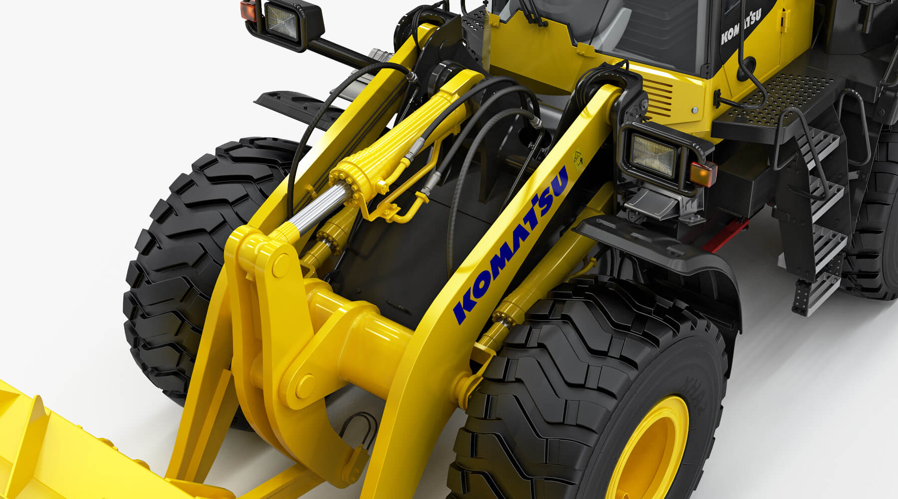 Collection Construction Machines Komatsu - 3D Model by modelspro