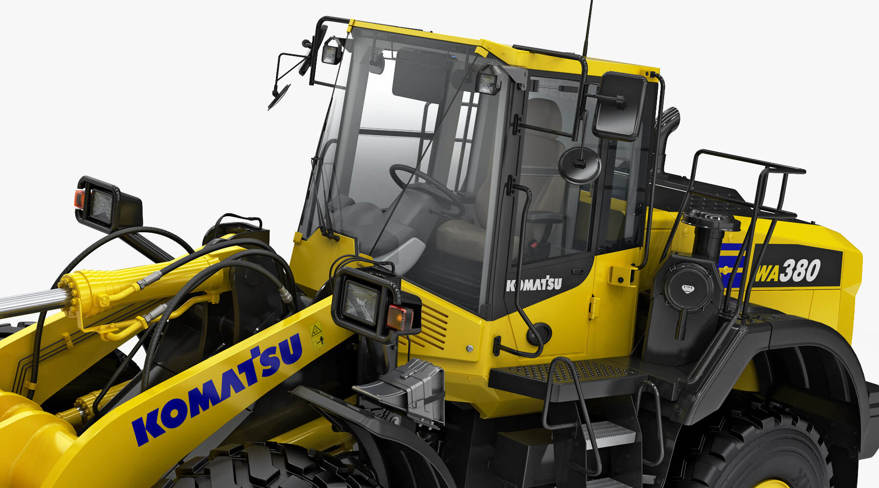 Collection Construction Machines Komatsu - 3D Model by modelspro