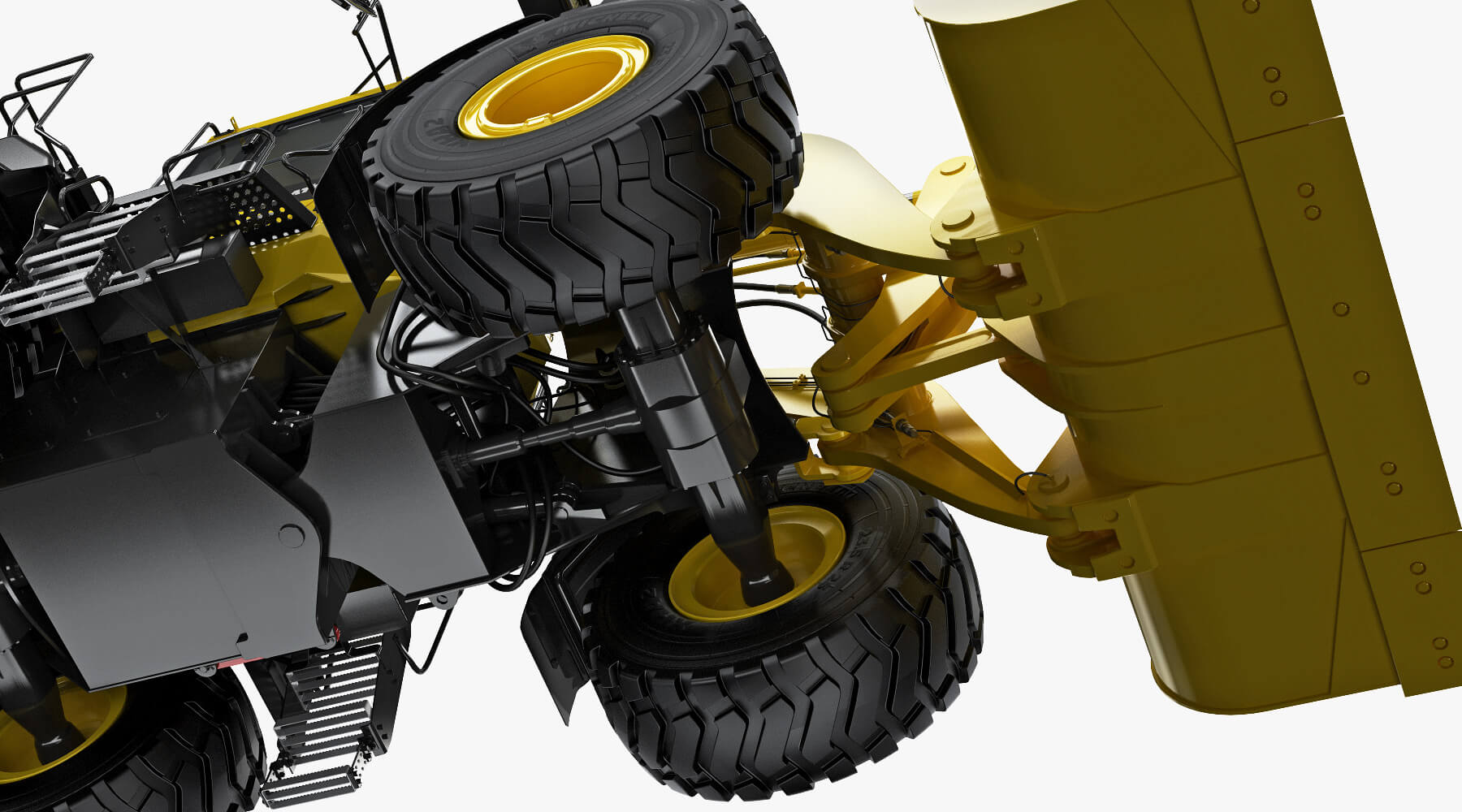 Collection Construction Machines Komatsu - 3D Model by modelspro