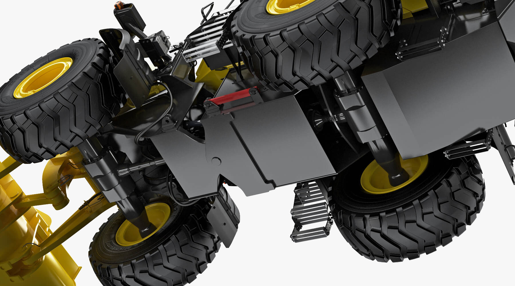Collection Construction Machines Komatsu - 3D Model by modelspro