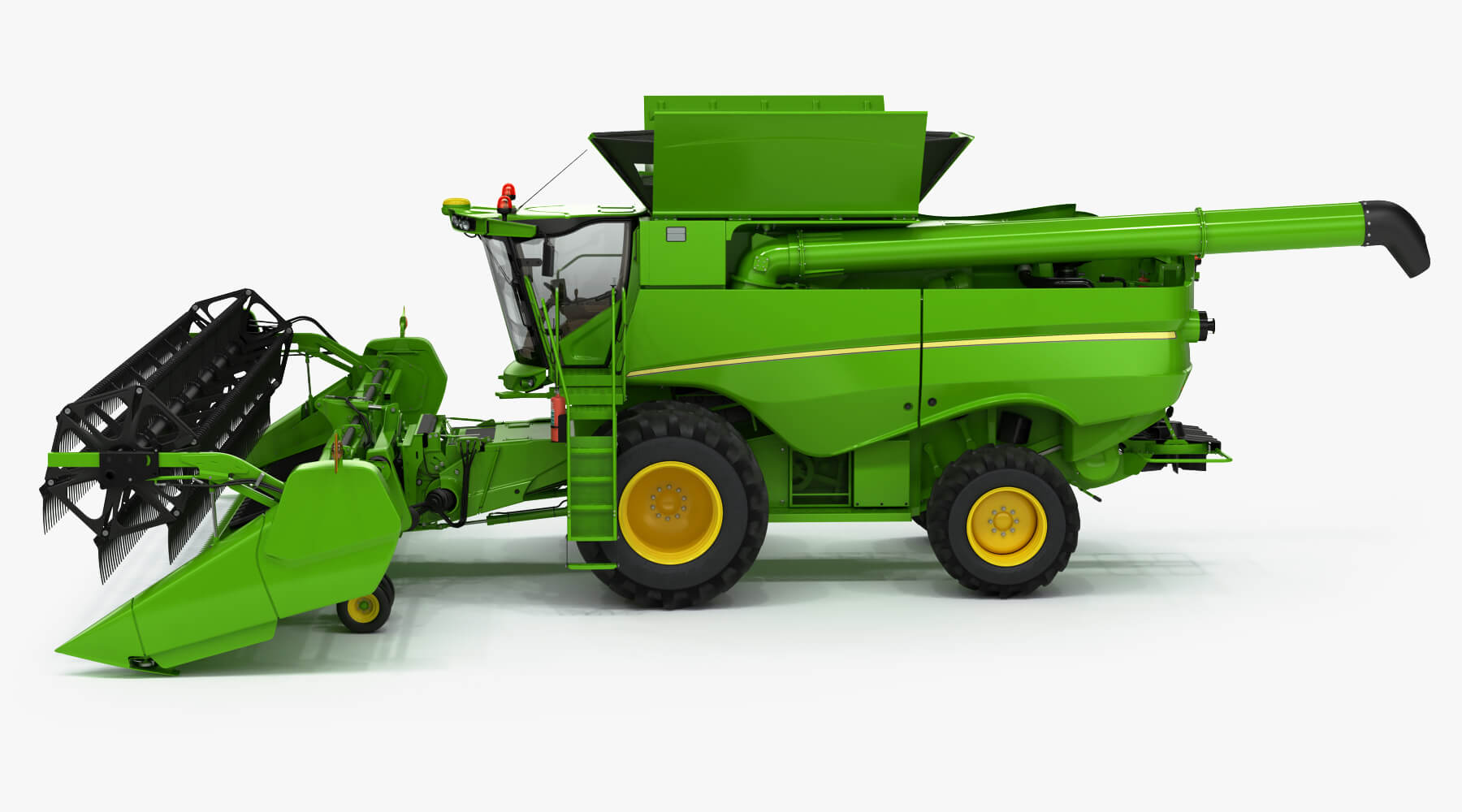 Combine Harvester John Deere S680 - 3D Model by modelspro