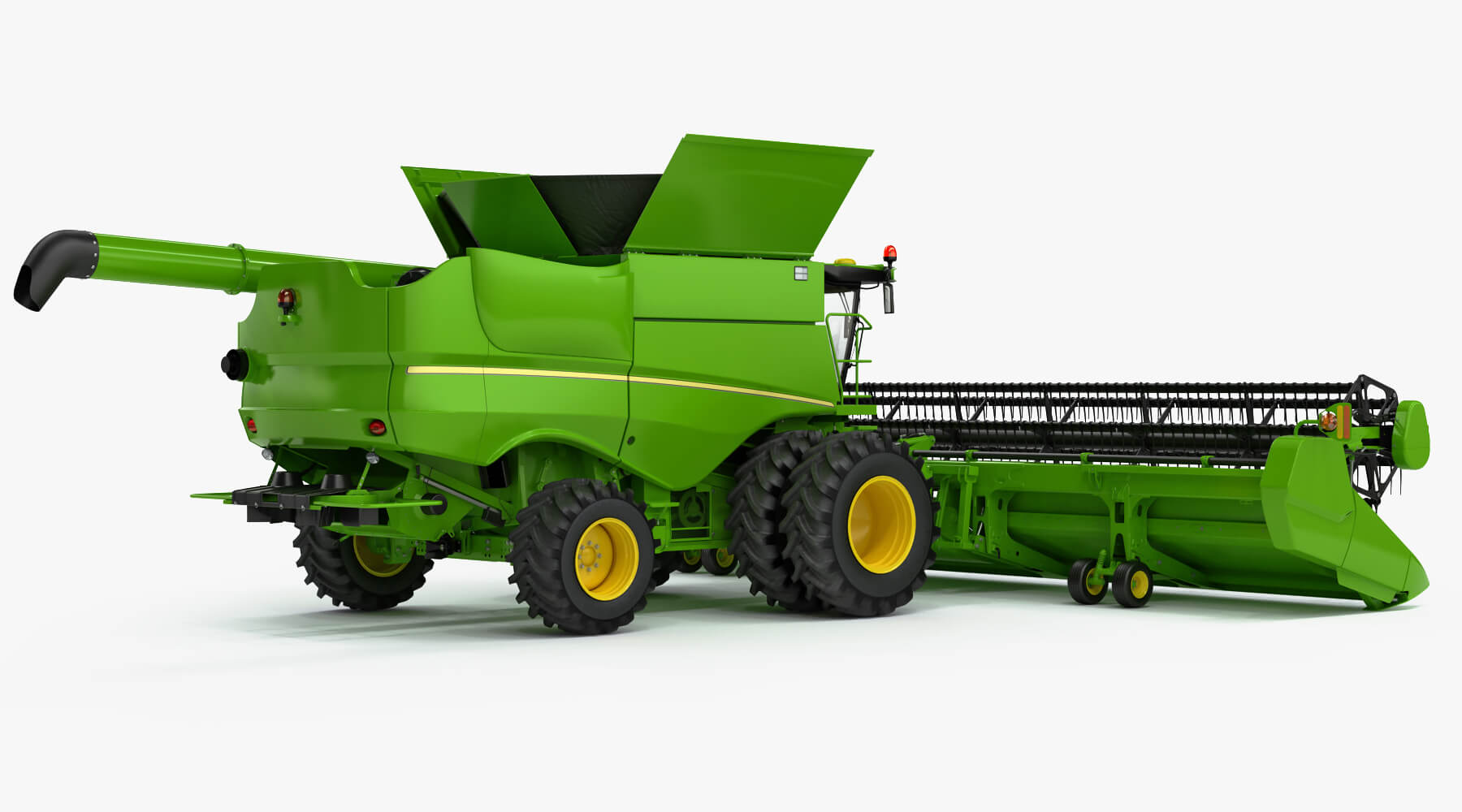 Combine Harvester John Deere S680 - 3D Model by modelspro